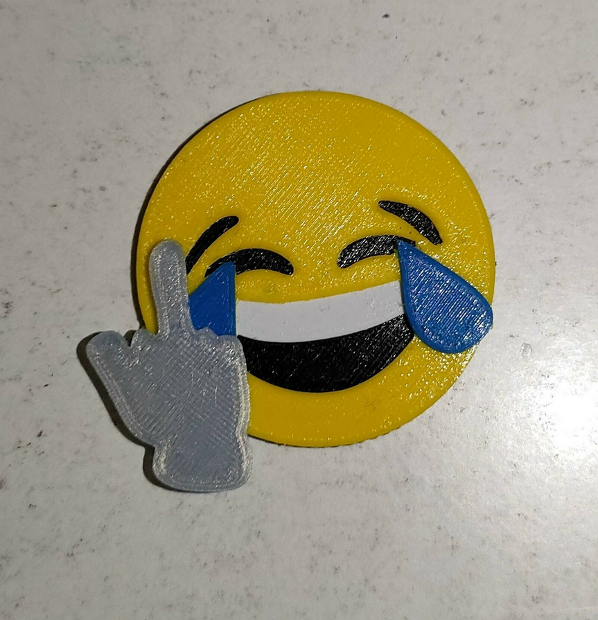 F*ck you emoji keychain by ExtrudeElegance | Download free STL model ...