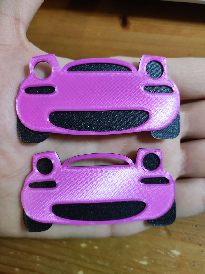 MIATA keychain by ExtrudeElegance | Download free STL model ...