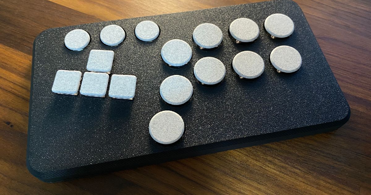 Slimbox M Remix: mixbox-layout low profile fightstick by TheTrain ...