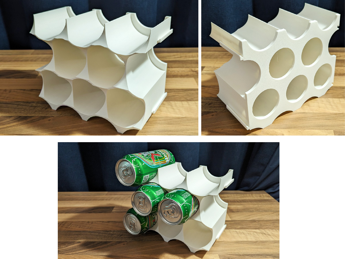 Beer Can Rack - EIGHT by SaitoSquare | Download free STL model ...