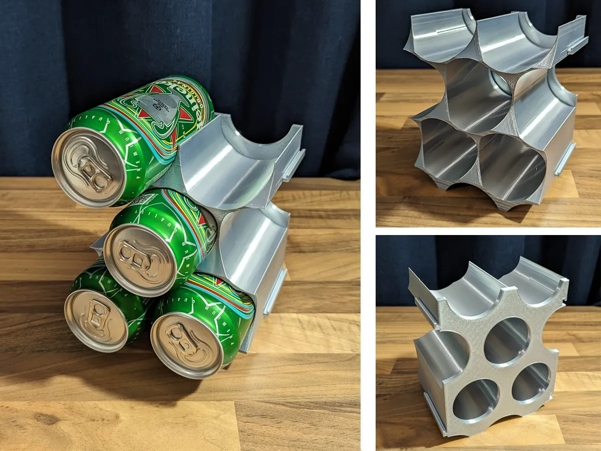 Beer Can Rack - FIVE by SaitoSquare | Download free STL model ...