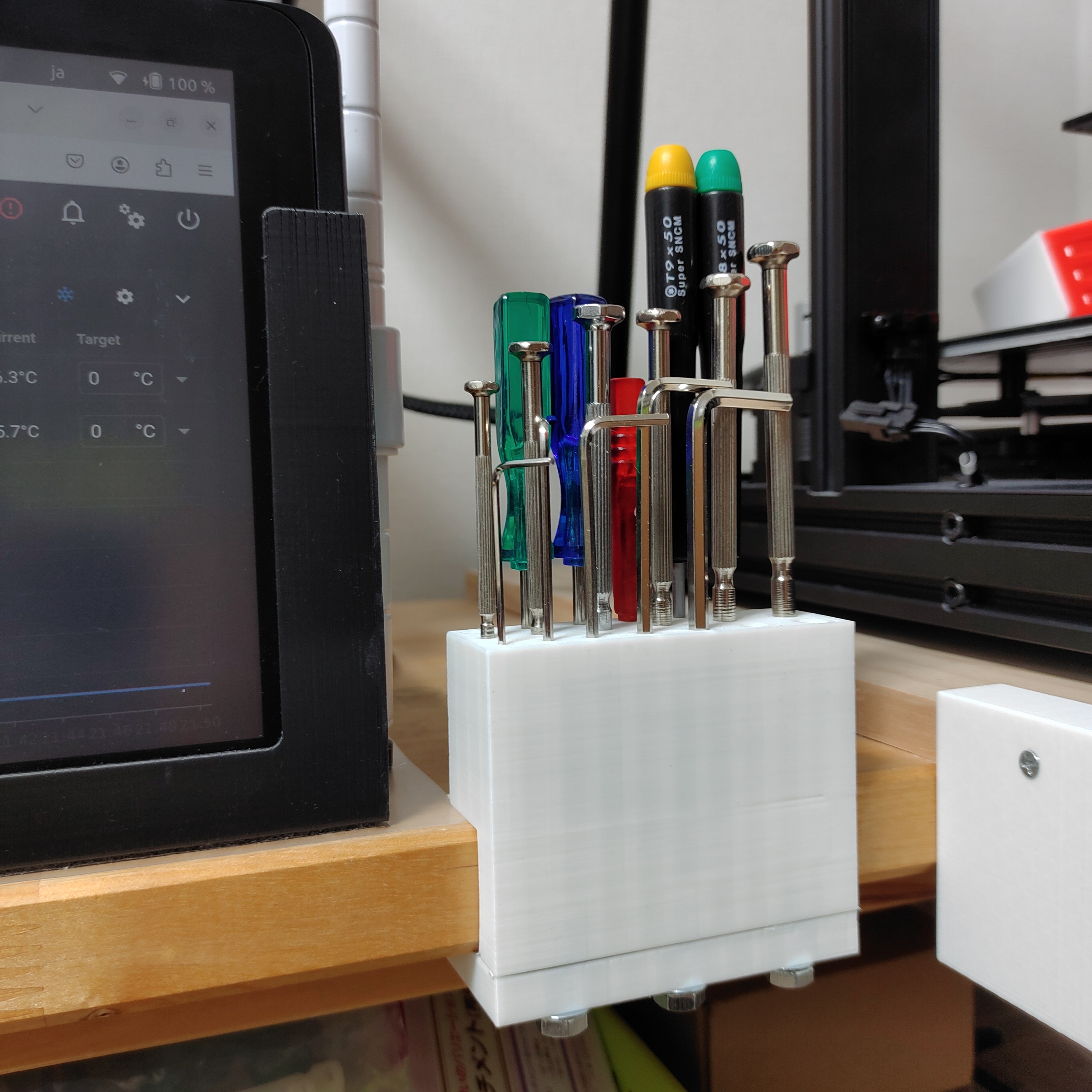 Desk-Side Hex Wrench Holder by t-nissie | Download free STL model ...