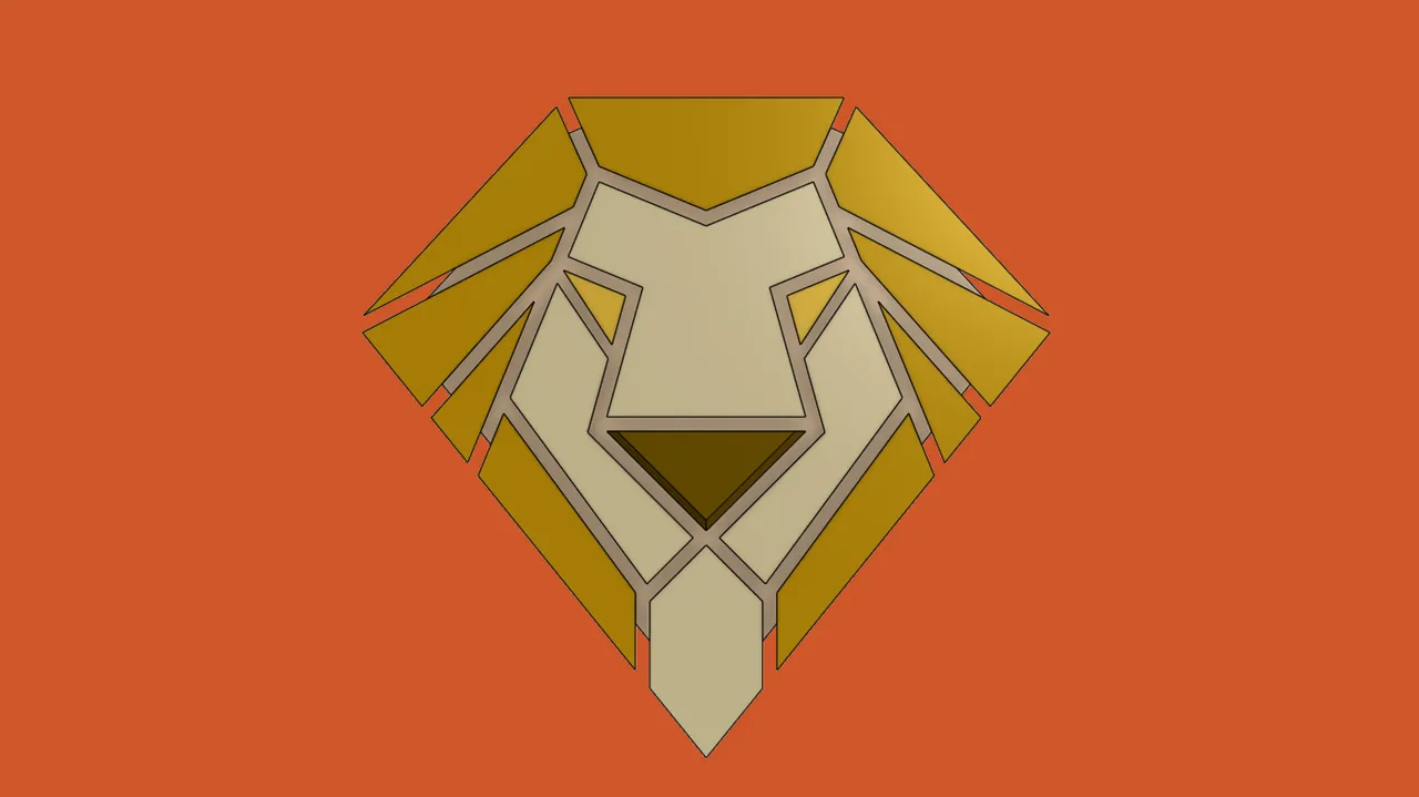 ownMade - Geometric Lion by Rieva | Download free STL model ...