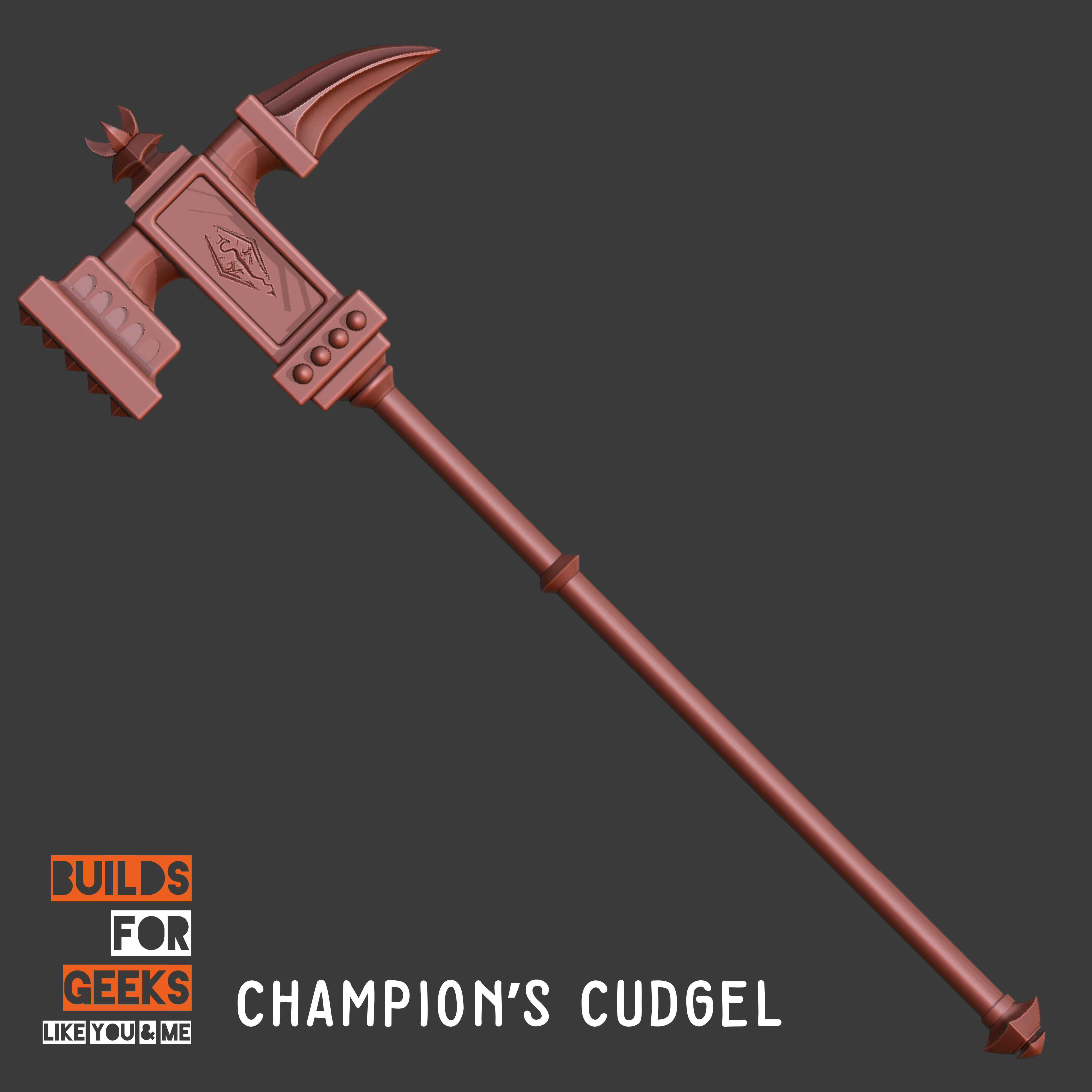 Champions Cudgel von Builds for geeks | Kostenloses STL-Modell ...