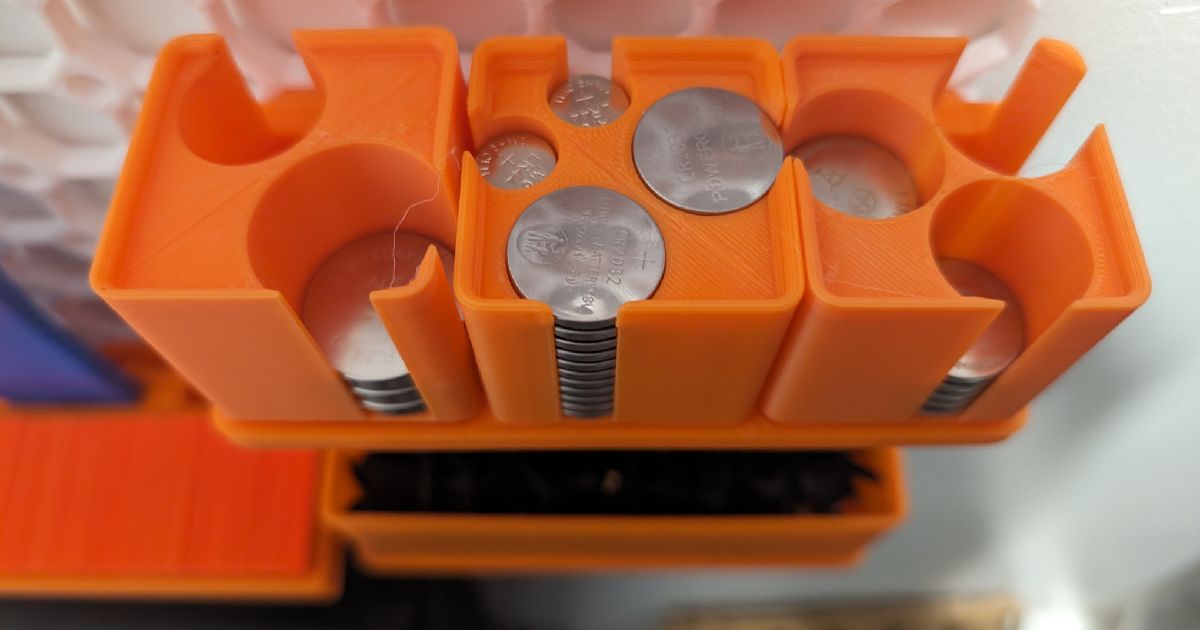 Gridfinity/Multiboard CR/LR 2032 2450 Bins by AnuragD | Download free ...