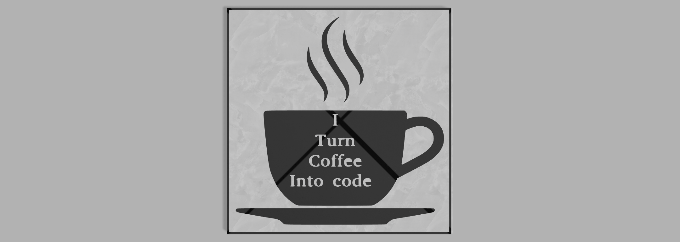 Coding needs coffee sign by steed | Download free STL model ...