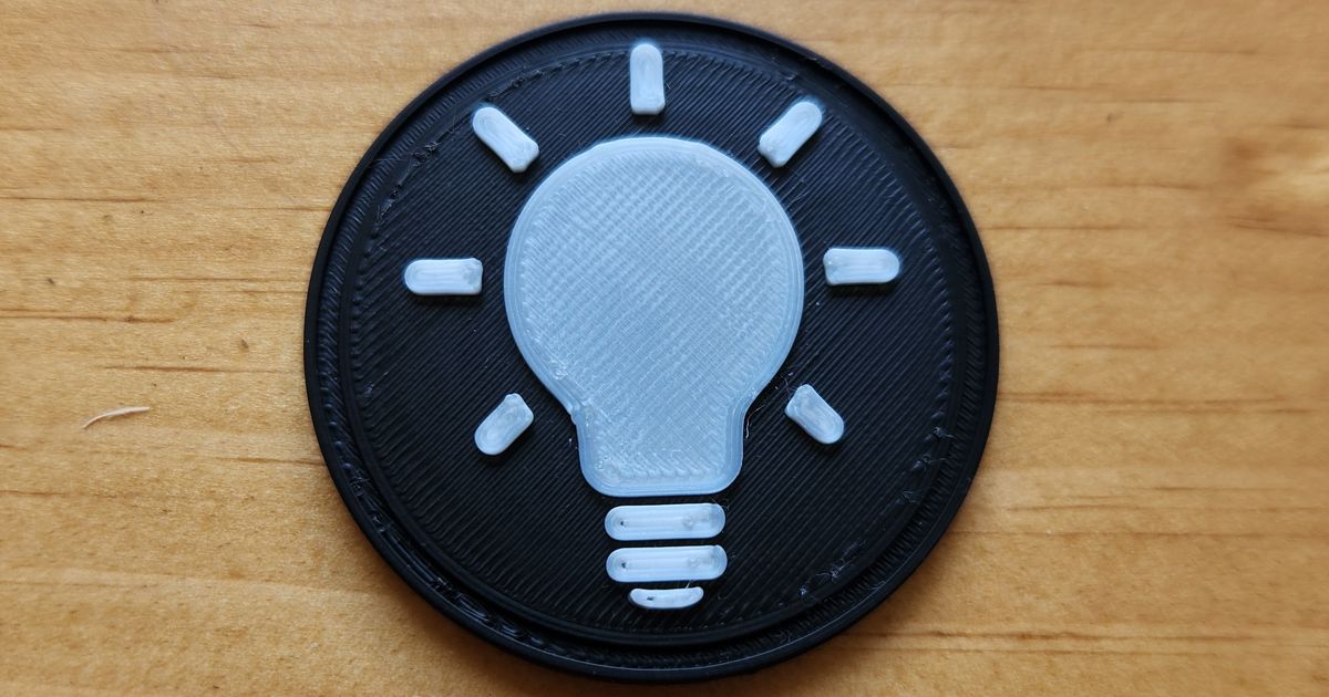 Glow-in-the-dark Lightbulb Token by Epiales | Download free STL model ...