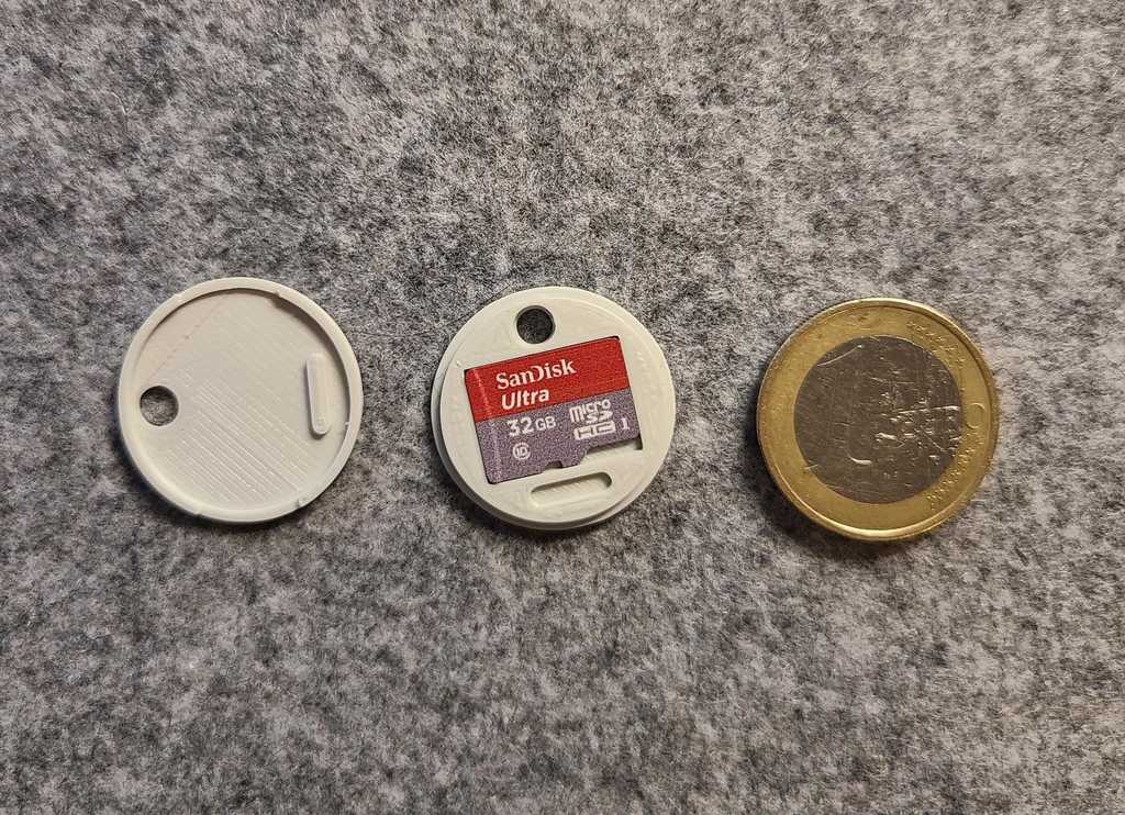Micro SD Coin by FabianVeile | Download free STL model | Printables.com