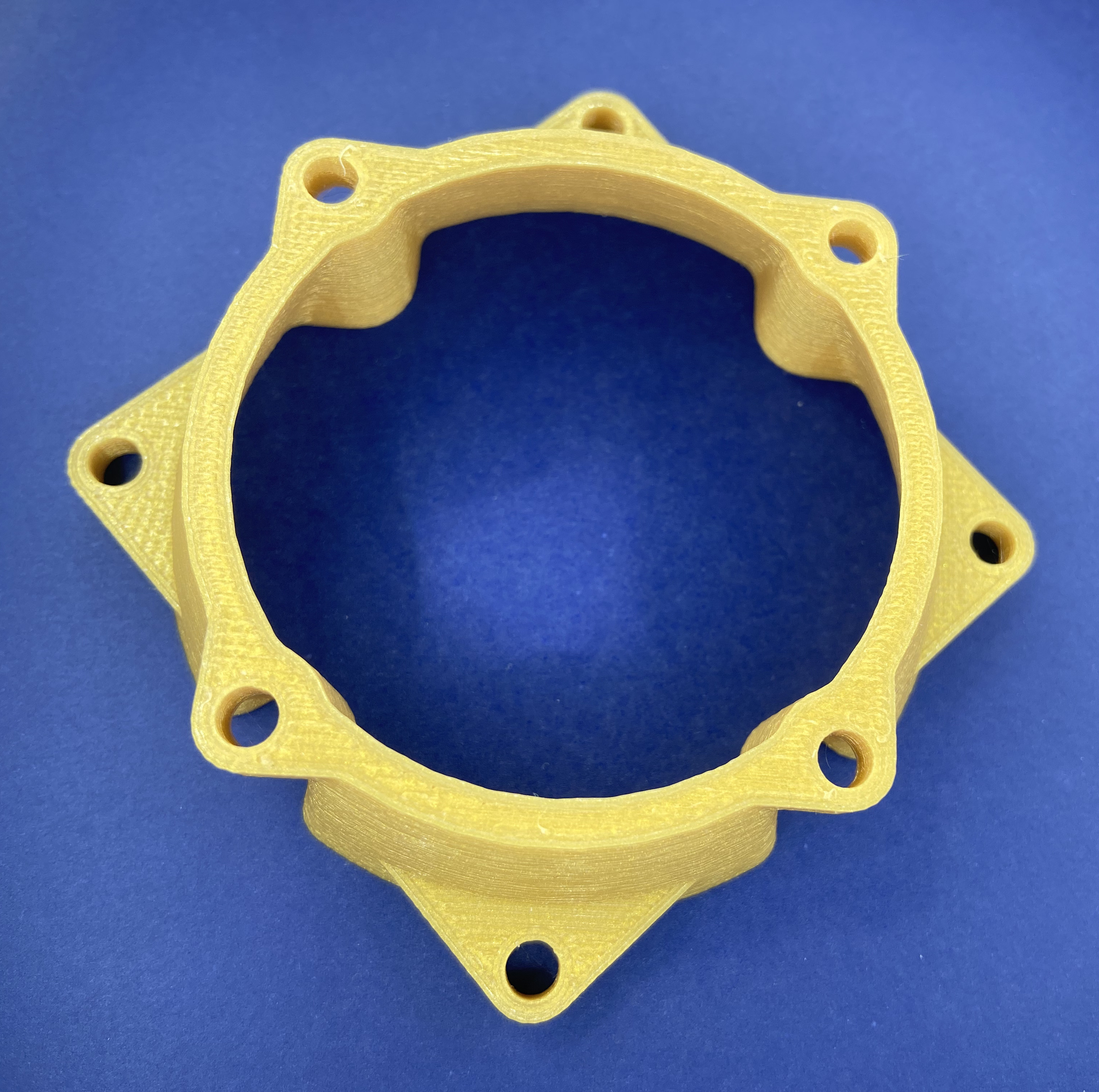 CPU fan adapter 60x60mm to 50x50mm by lukash | Download free STL model ...