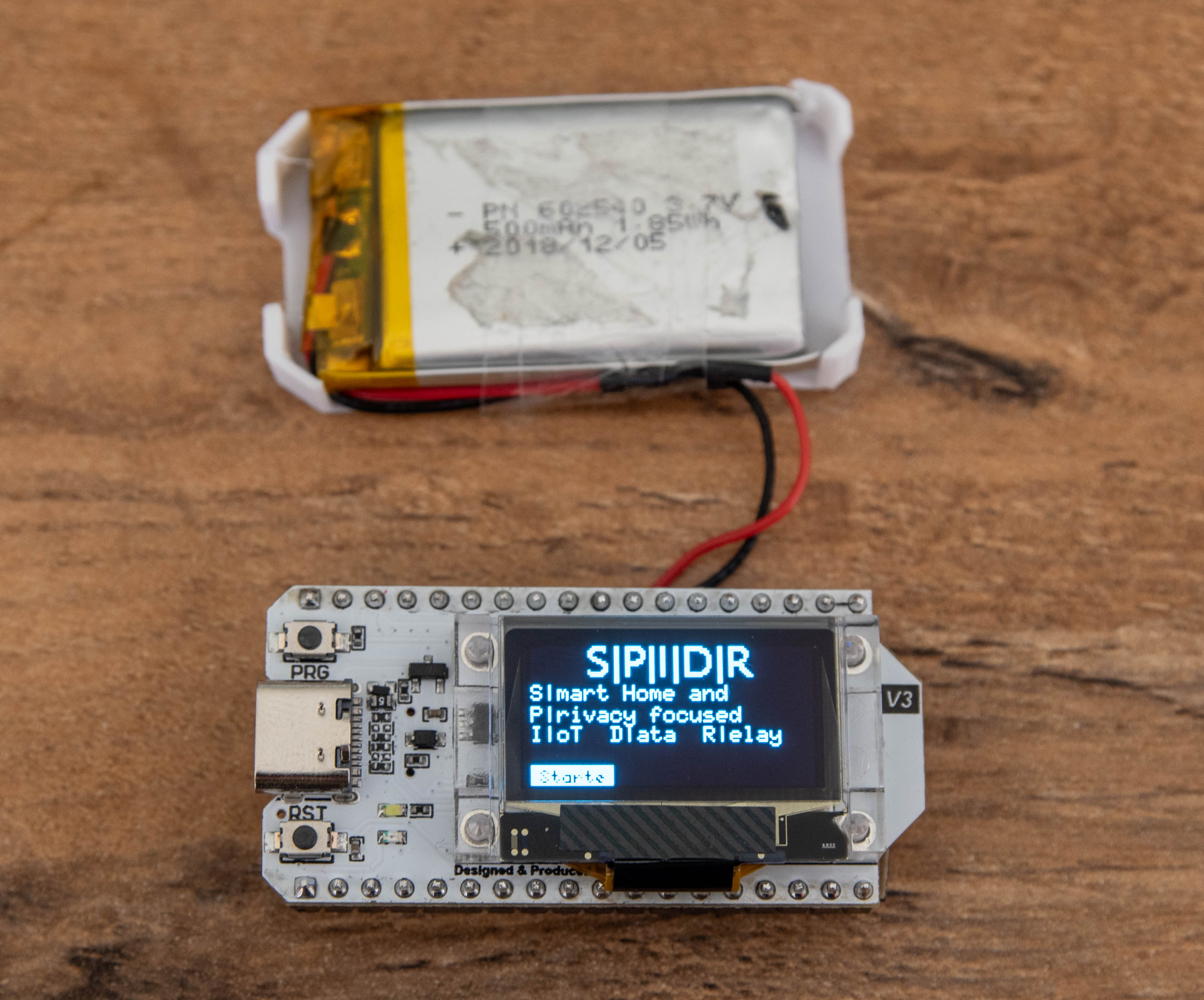 SPIDR - Branded HELTEC WiFi Kit V3 Case - With Battery and LED Options ...