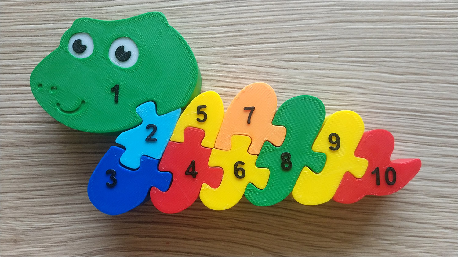 Snake - inserting puzzle for kids by tomas | Download free STL model ...