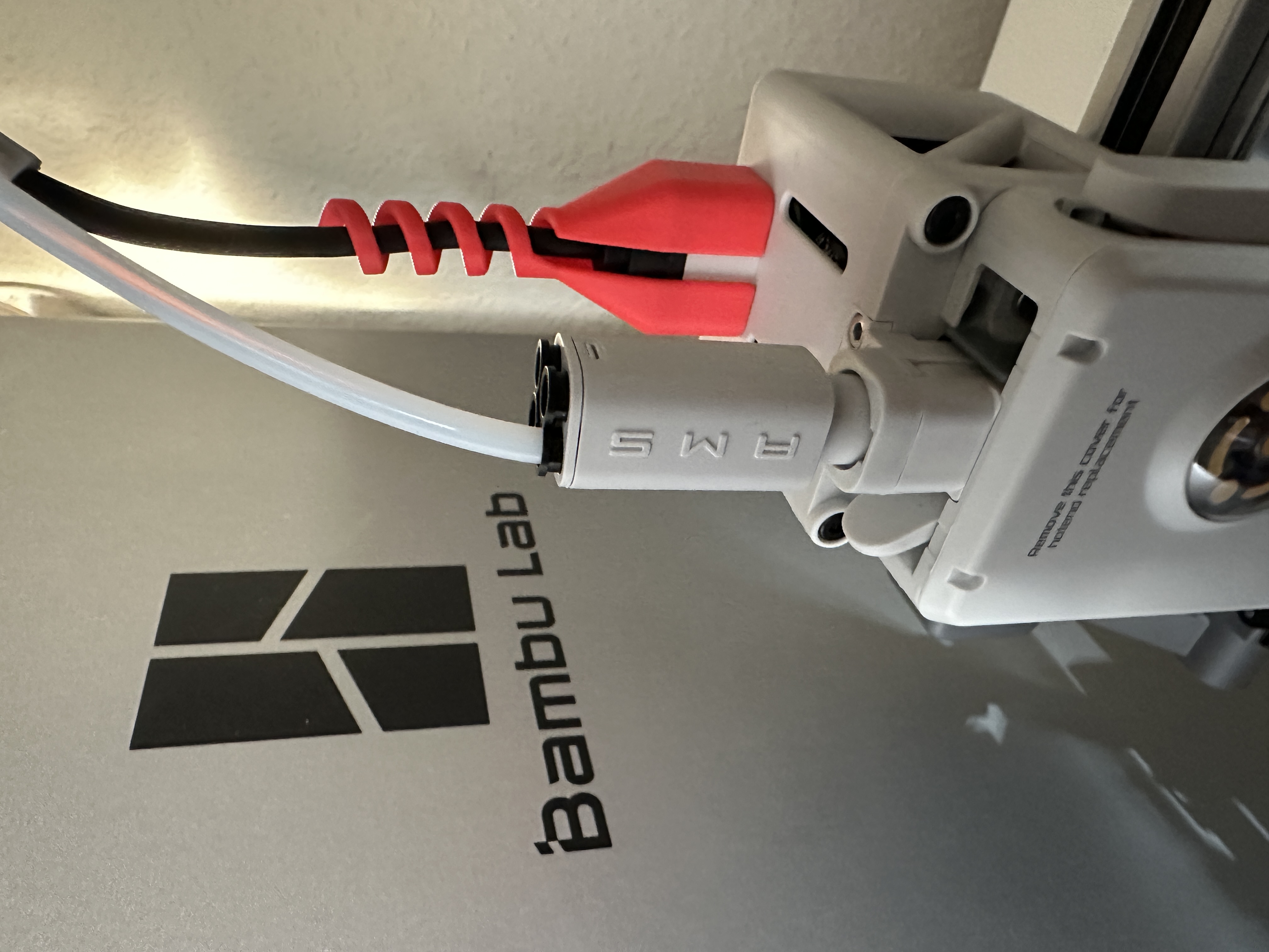 A1mini cable routing extruder side by Tom | Download free STL model ...