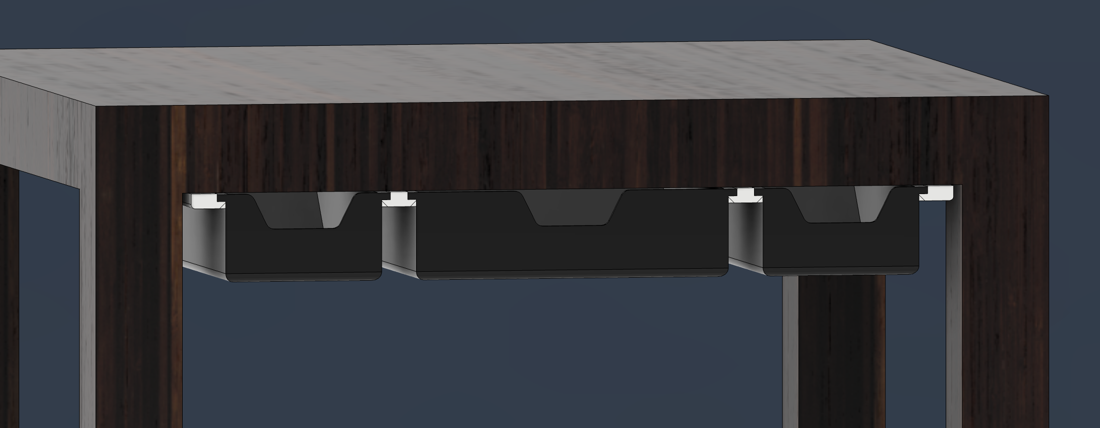 Modular Under-Desk Drawer System (for Ikea LACK and others) par Doggy25 ...