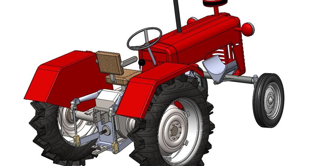 Tractor toy by MarcinPaska | Download free STL model | Printables.com