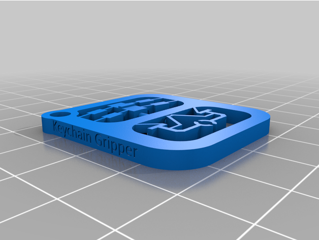Keychain / fully working compliant Robot Gripper (bistable) by ...