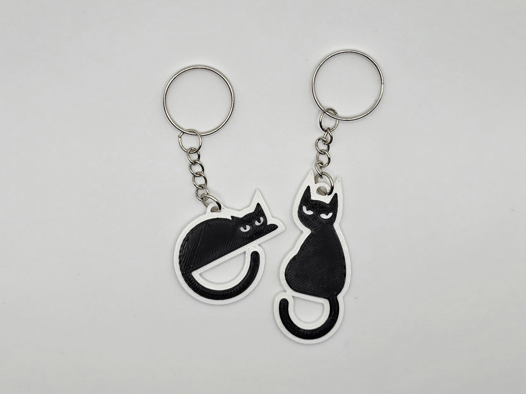 Cat Keychain (Remix) by FC2M3D | Download free STL model | Printables.com