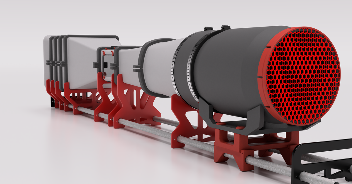 EMT Conduit Stand for Modular STEM Wind Tunnel (RepRack-inspired) by ...