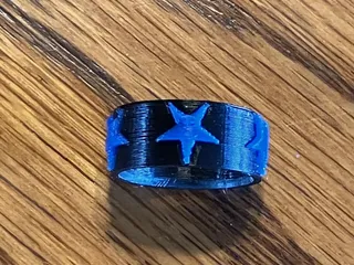 Star Ring by Filament Designs | Download free STL model | Printables.com