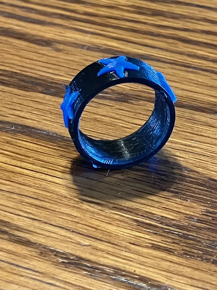 Star Ring by Filament Designs | Download free STL model | Printables.com
