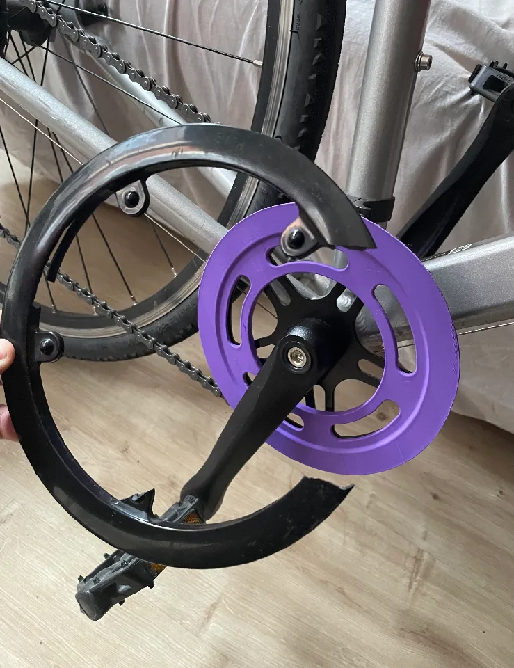 Bike crown chain cover by Tocxo | Download free STL model | Printables.com