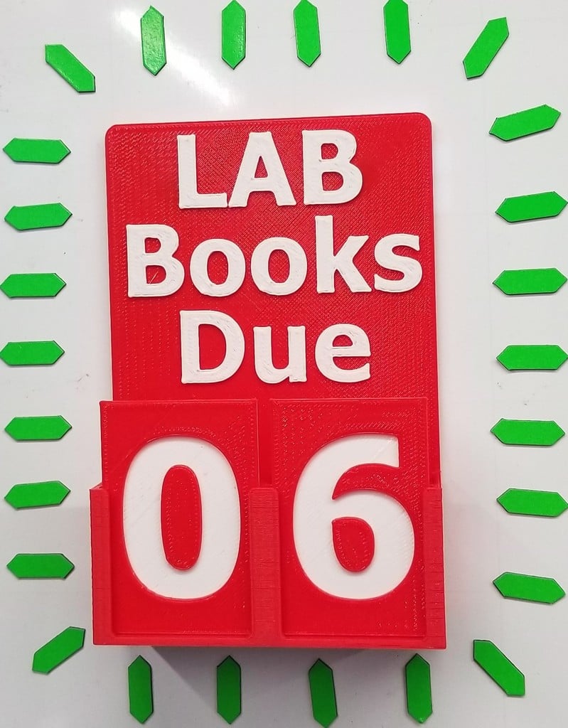 Assignment Due Calendar by clubmedic | Download free STL model ...