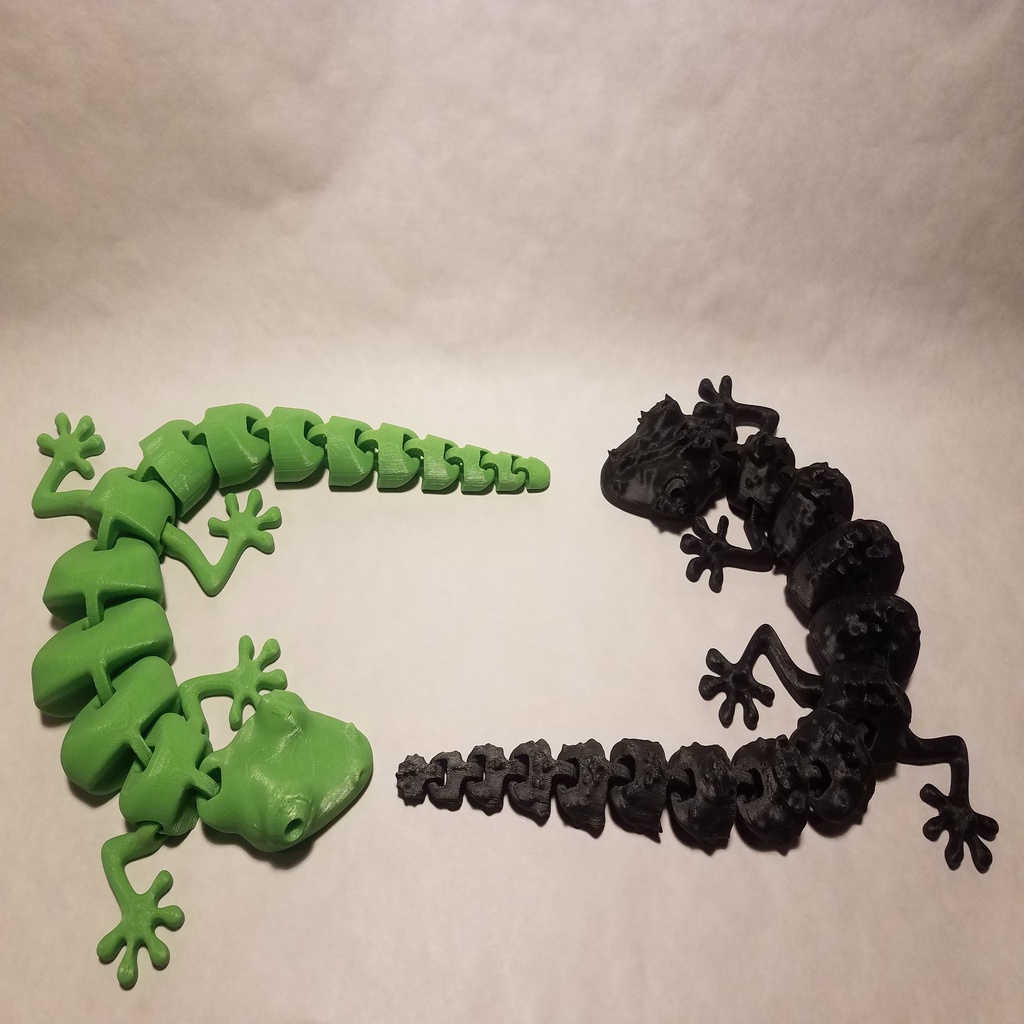 Curled Horned Articulated Lizard by Stetofire | Download free STL model ...