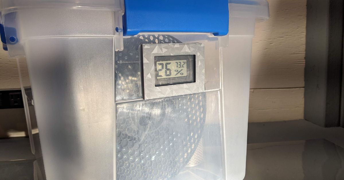 Humidity Gauge Magnetic Mount for Clear Container by JB | Download free ...