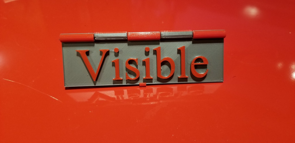 Visible Invisible Flag by clubmedic | Download free STL model ...