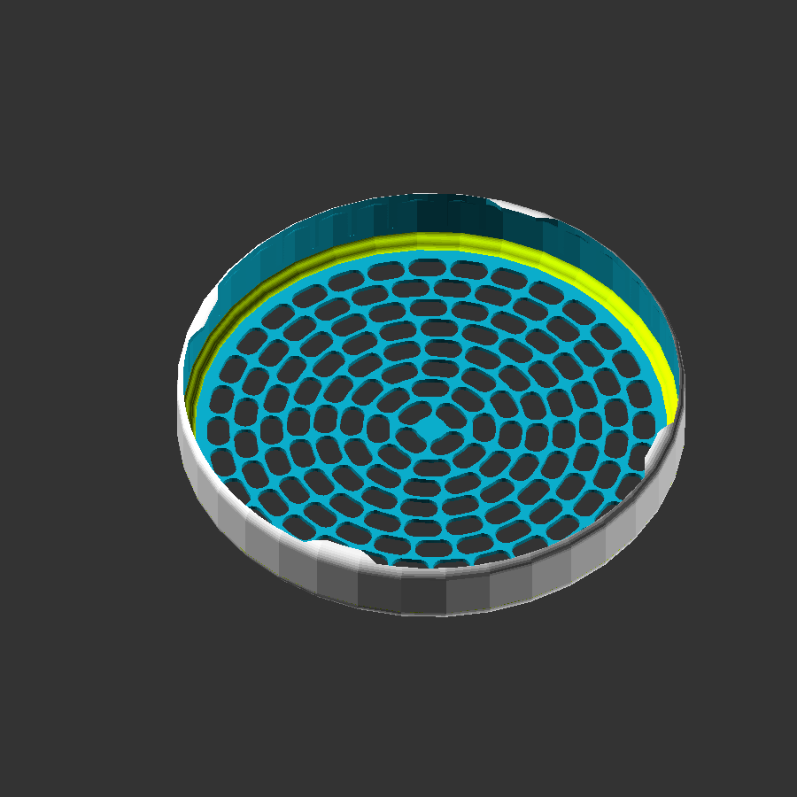 optimal parametric drain lid by Jack | Download free STL model ...