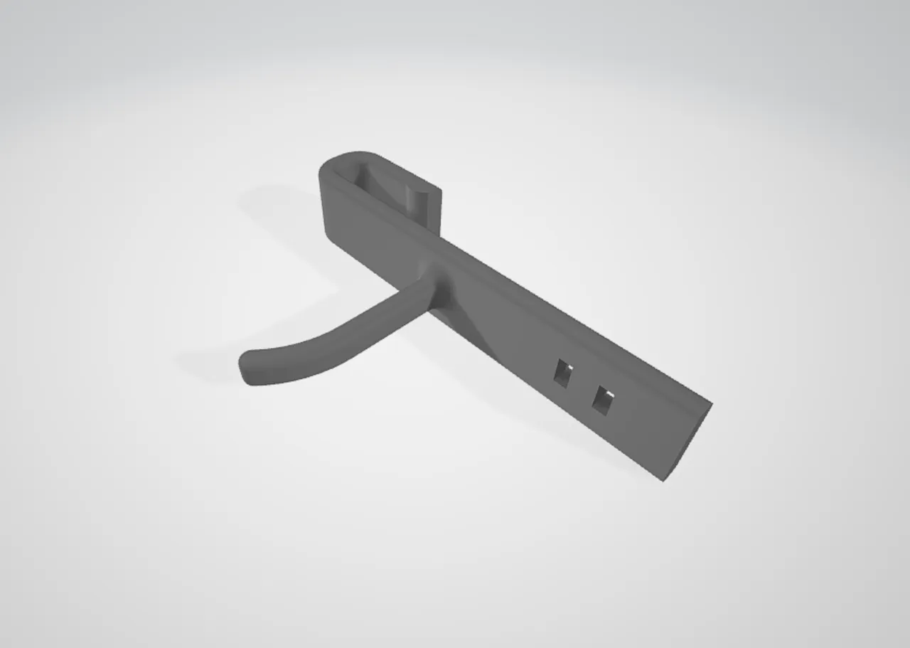 Grid wall Hook by gongshu lin | Download free STL model | Printables.com