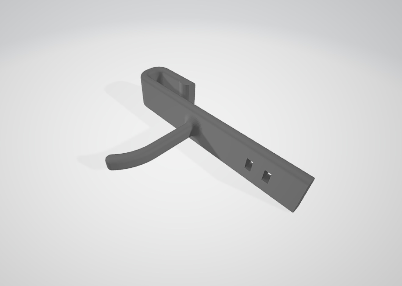 Grid wall Hook by gongshu lin | Download free STL model | Printables.com