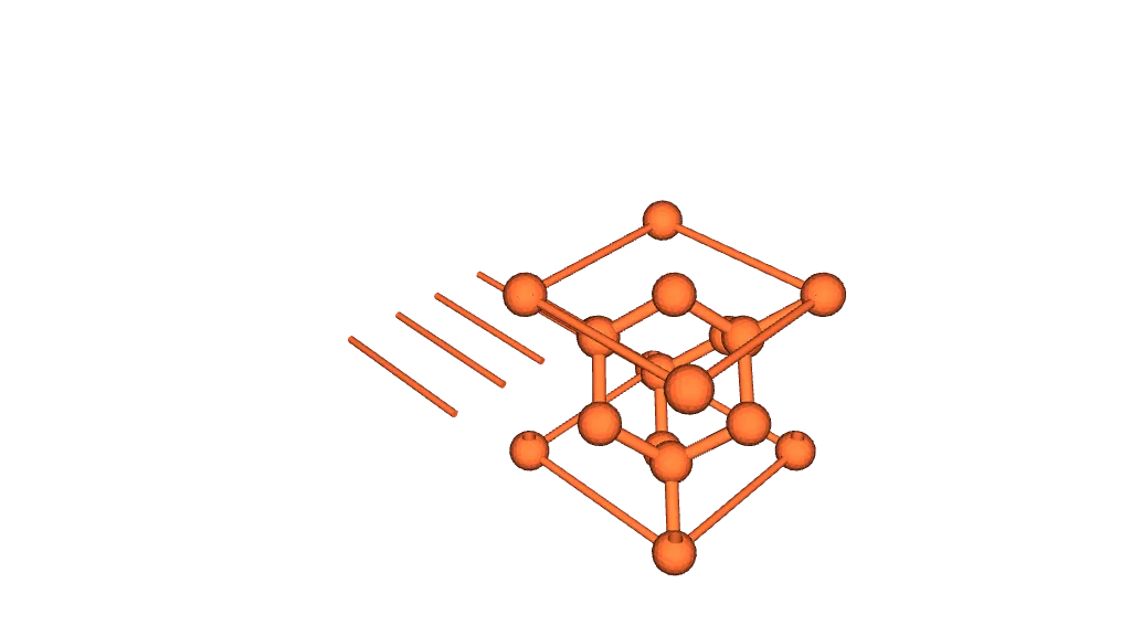 cubic crystal structure Sculpture by gongshu lin | Download free STL ...