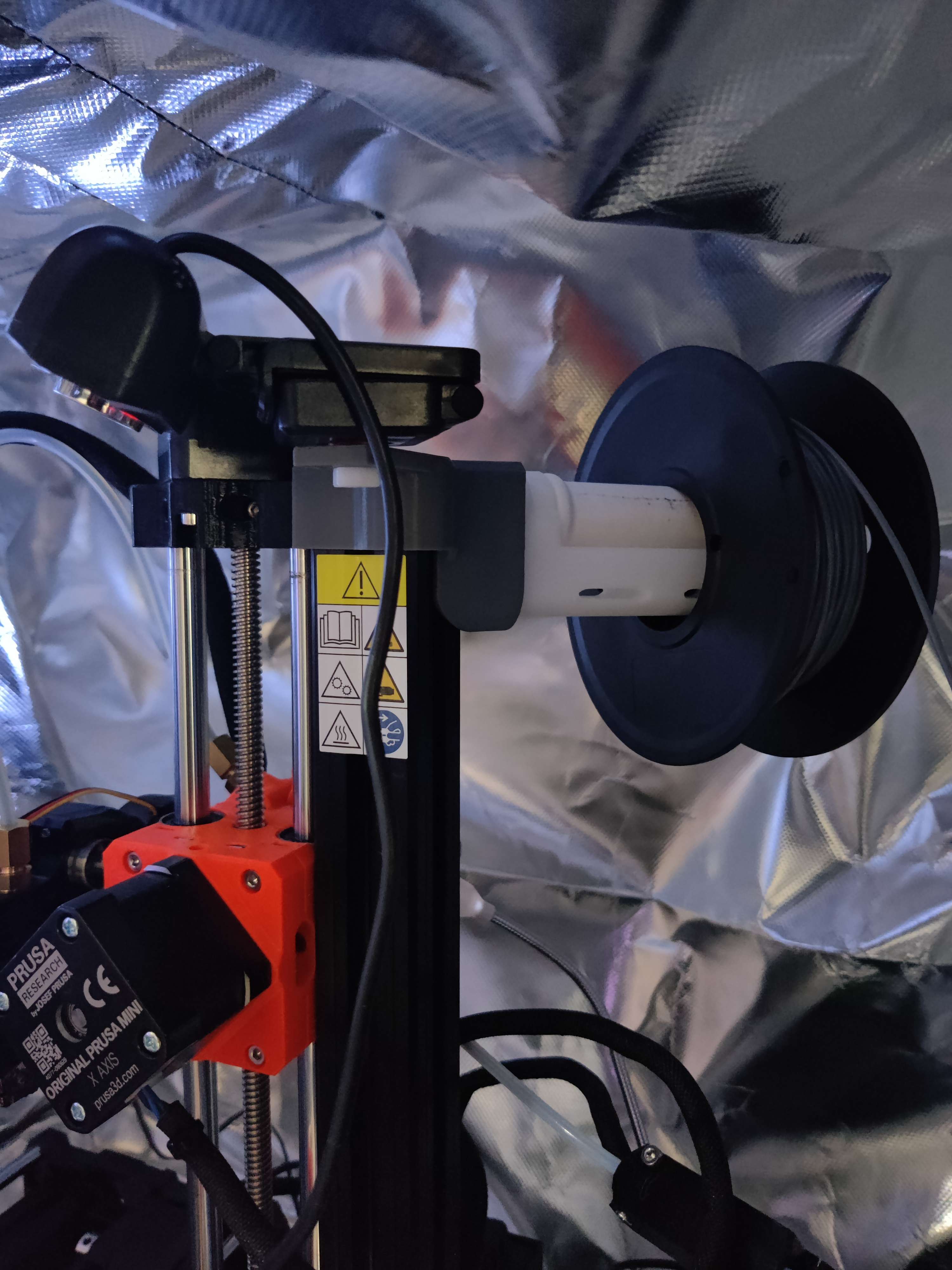 Prusa Mini Filler Simple Spool Holder + Camera Mount by Mana Dream ...
