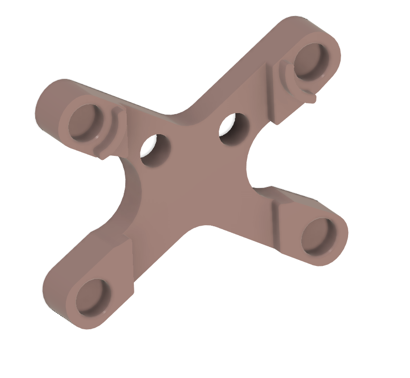 Modified X-mount for more screw clearance by ZachM_Designs | Download ...