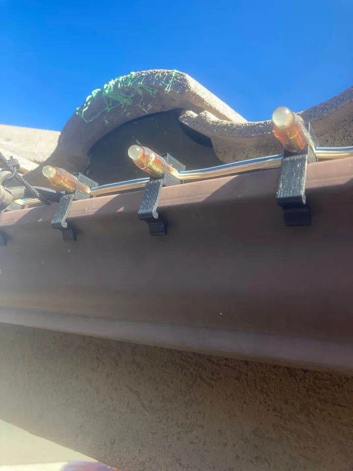 RGB Pixel LED Gutter Clip by ds_gray | Download free STL model ...