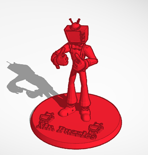 Mr. Puzzles Figure (now with a "2 thumbs up" version!) by Mr. Puzzles ...