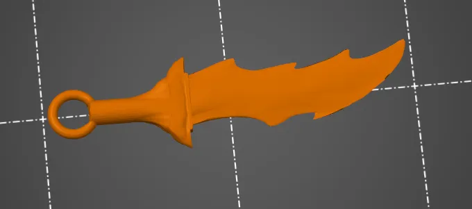 rageblade keychain by Pánčaje | Download free STL model | Printables.com