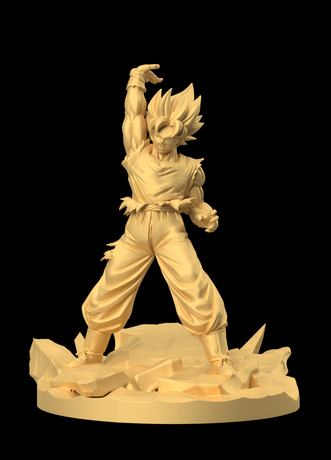 Dragonball Son Goku by Tobi_Tobi | Download free STL model | Printables.com