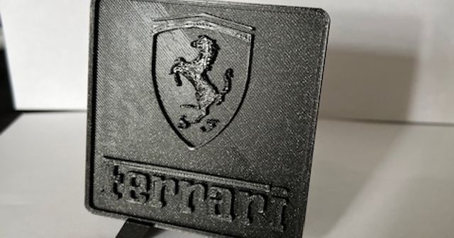 Ferrari logo plate by Piletz | Download free STL model | Printables.com