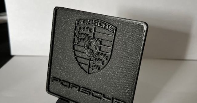 Porsche logo plate by Piletz | Download free STL model | Printables.com