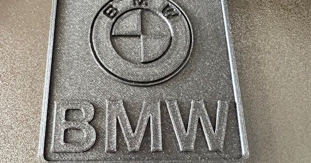 BMW logo plate by Piletz | Download free STL model | Printables.com