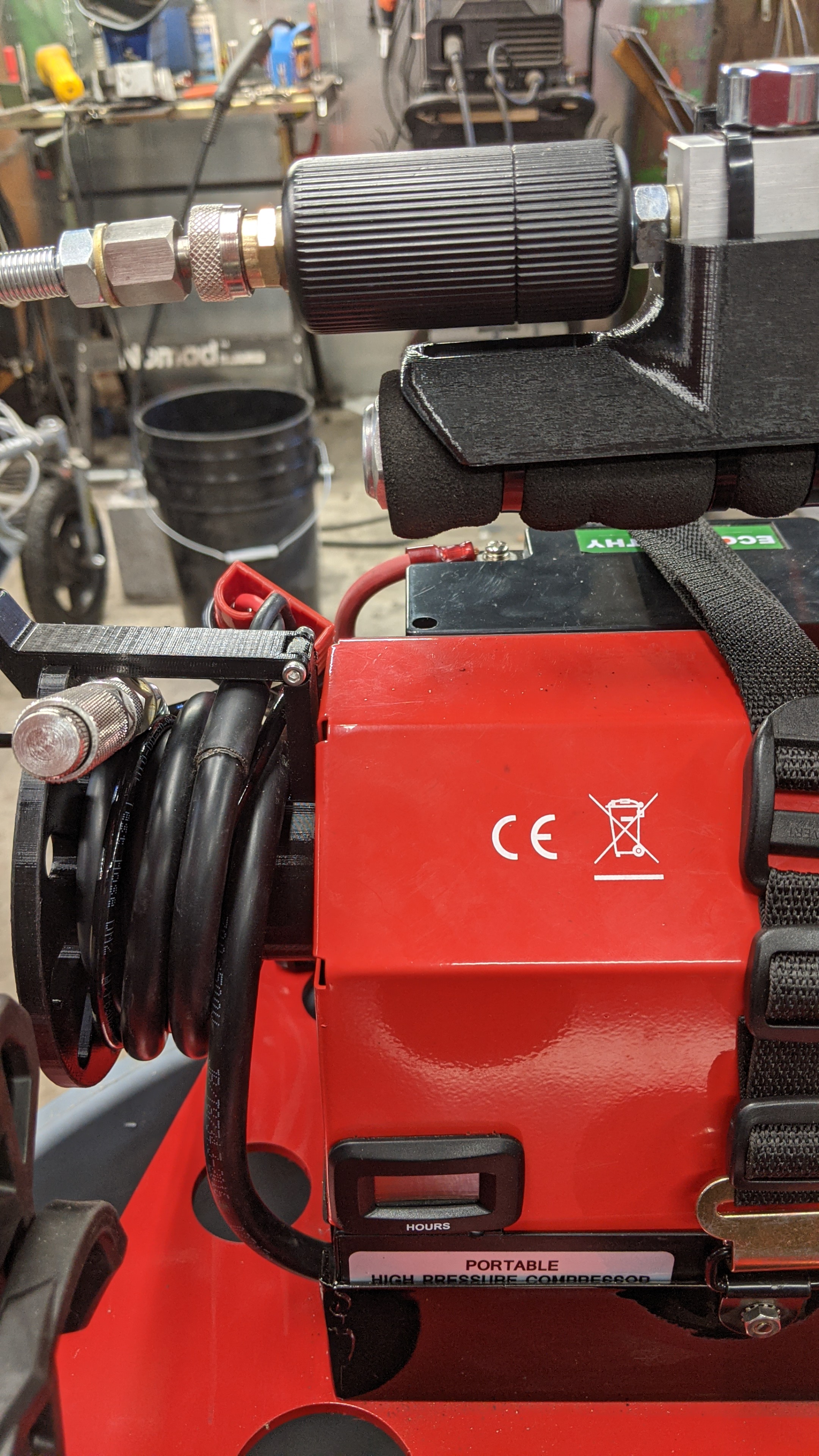 GX CS2 Portable PCP Air Compressor Handle and Cord Spool by Bill Ruehl ...