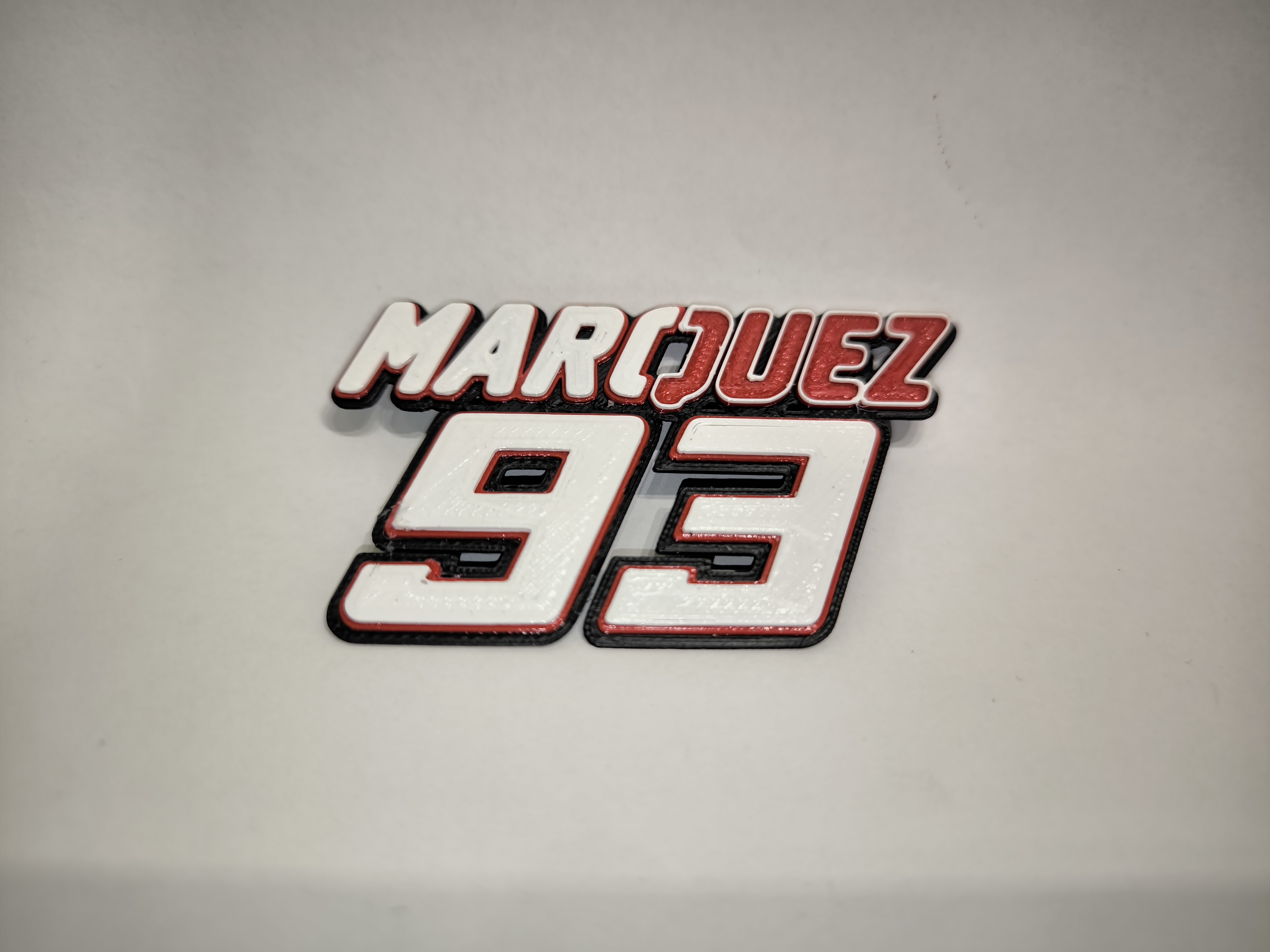 Marc Marquez logo by Emo | Download free STL model | Printables.com