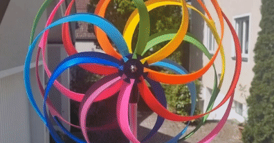 NoGlue Giant Optical Windwheel (40cm/15,75" diameter) by PanicCarefully ...