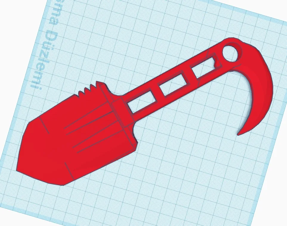 tactical shovel v2 claw by KingErtuz | Download free STL model | Printables.com