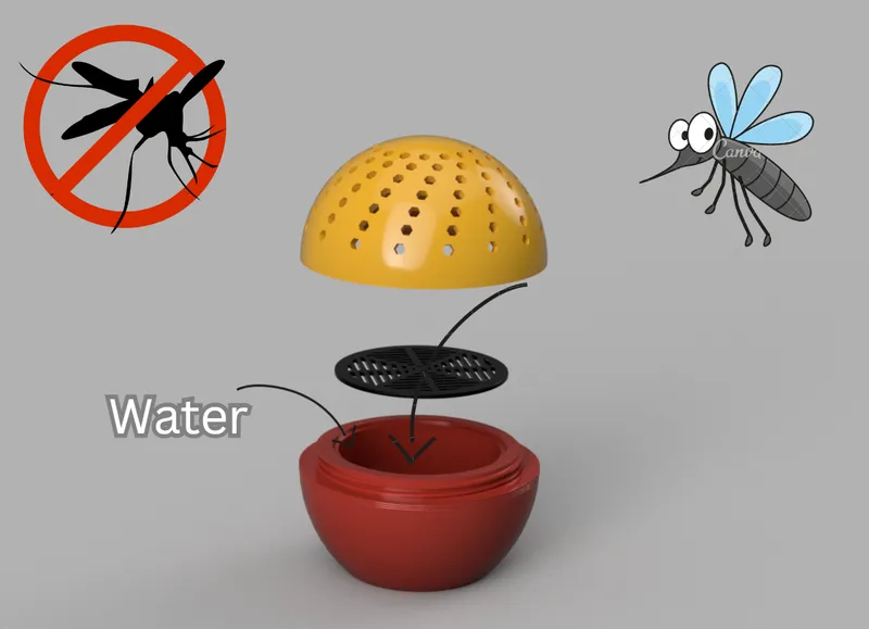 Here is my new model, the Mosquito Trap Sphere. by LemonArts | Download ...