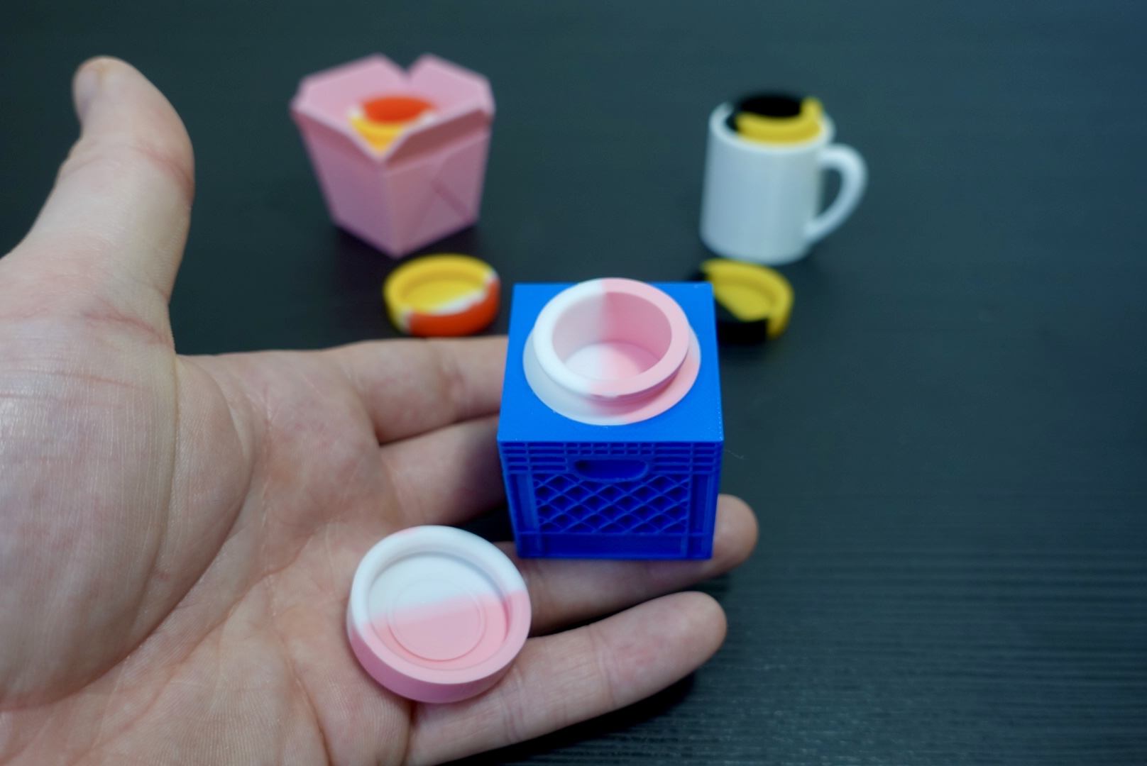 5ml Silicone Container Upgrades (Mini Crate, Takeout Box, Coffee Mug ...