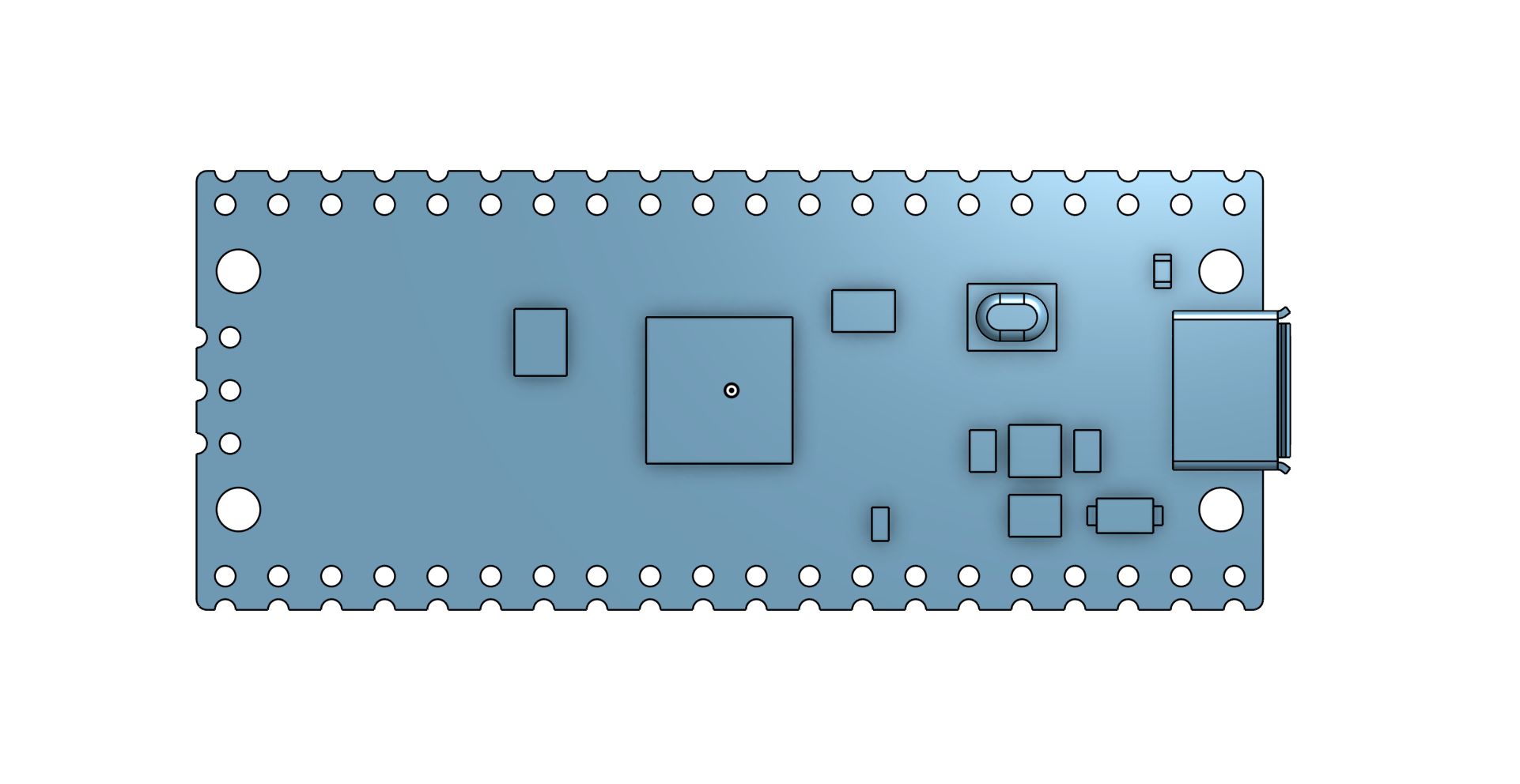 Raspberry Pi Pico by Print_Byte | Download free STL model | Printables.com