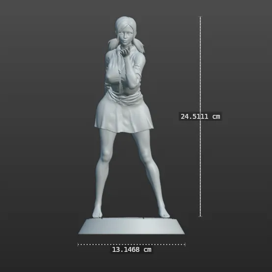 FIGURA "COLLEGE GIRL" 07 by D3GO_DESIGN | Download free STL model ...