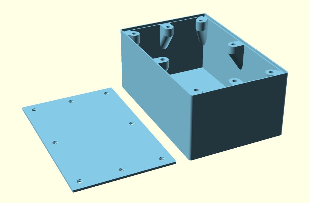 Easy customizable / parametric electronics project box case enclosure ...